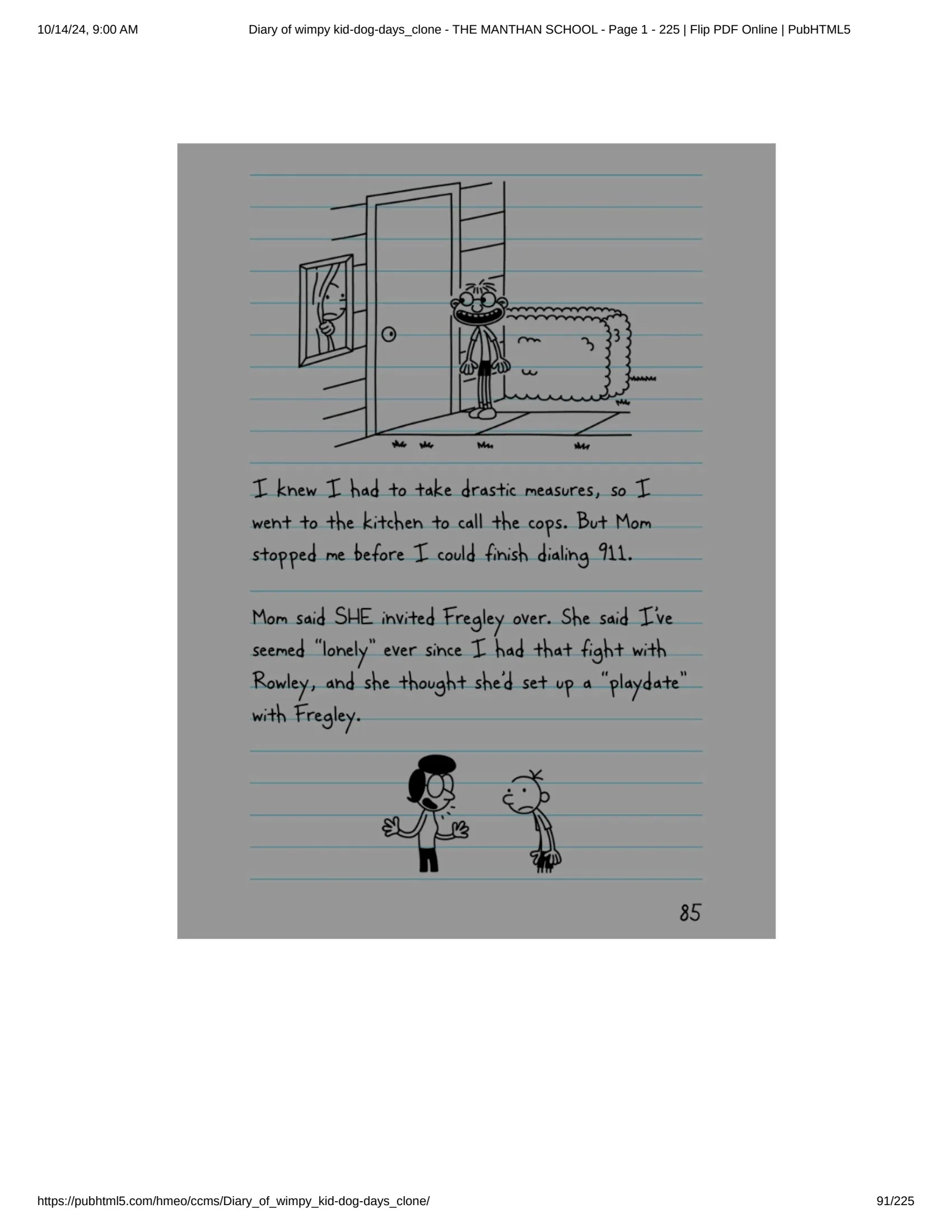 Diary of wimpy kid-dog-days_clone - THE MANTHAN SCHOOL - Page 1 - 225 _ Flip PDF Online ...