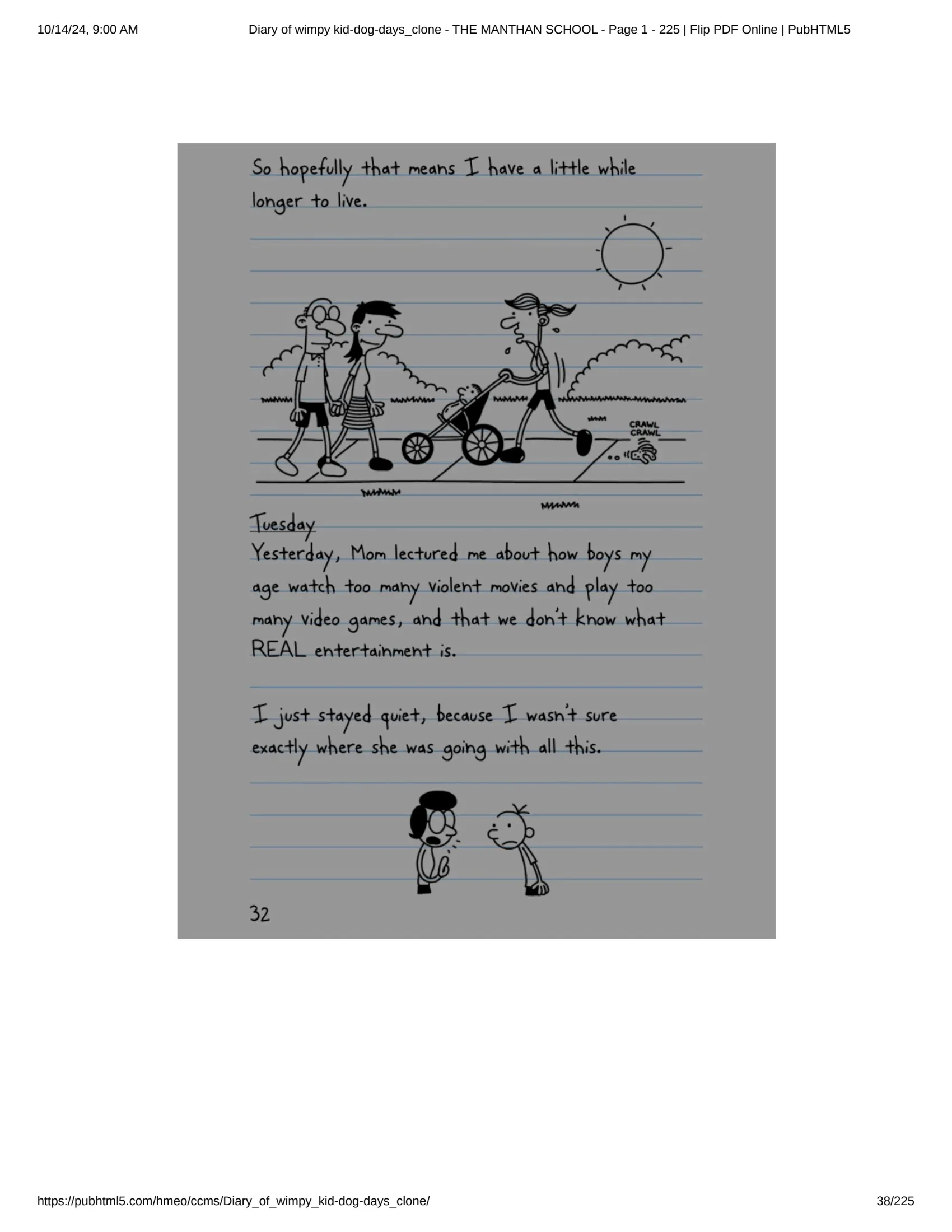 Diary of wimpy kid-dog-days_clone - THE MANTHAN SCHOOL - Page 1 - 225 ...
