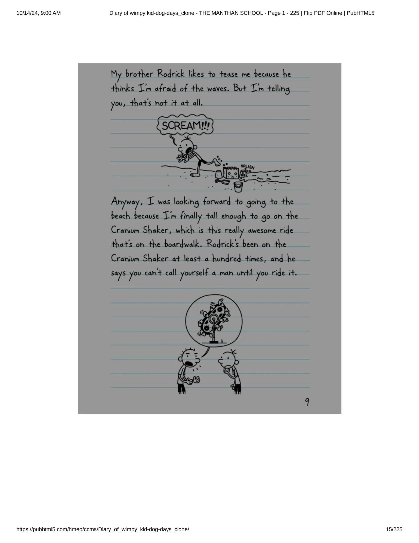 Diary of wimpy kid-dog-days_clone - THE MANTHAN SCHOOL - Page 1 - 225 ...
