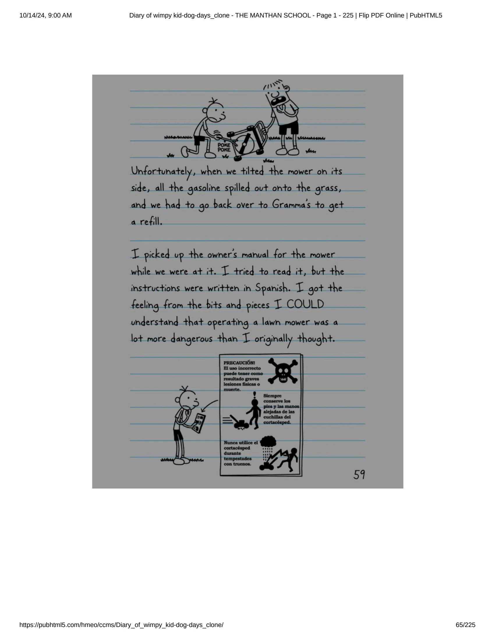 Diary of wimpy kid-dog-days_clone - THE MANTHAN SCHOOL - Page 1 - 225 _ Flip PDF Online ...