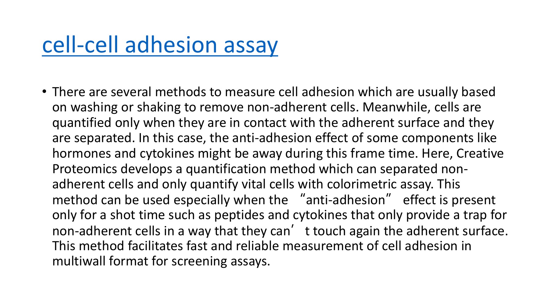 cell-cell adhesion assay - sabrina run - Page 1 - 3 | Flip PDF Online ...