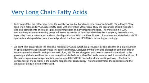 Very Long Chain Fatty Acids - sabrina run - Page 1 - 2 | Flip PDF ...