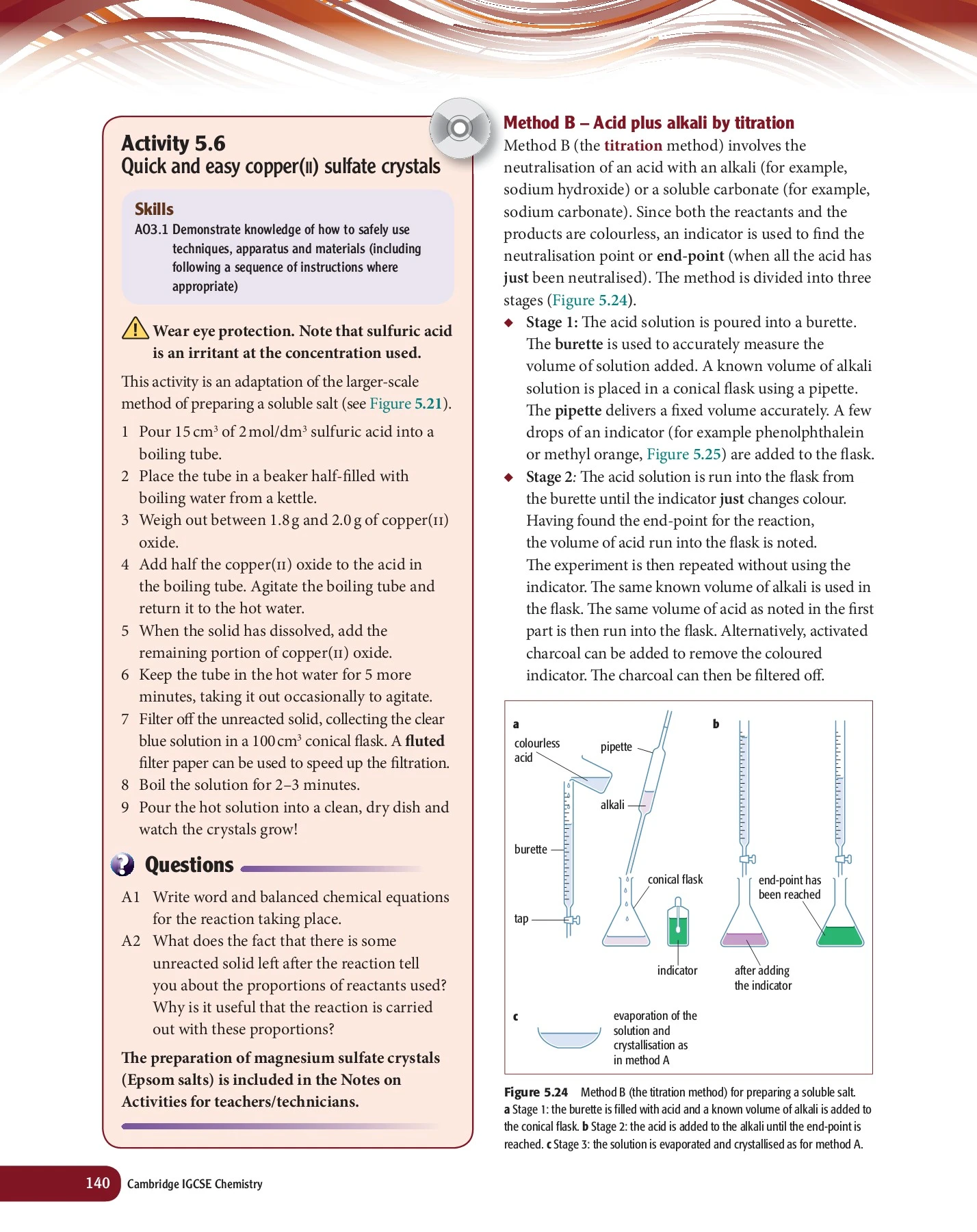 Cambridge IGCSE Chemistry Coursebook 4th Edition - The Gamer - Page 149 ...
