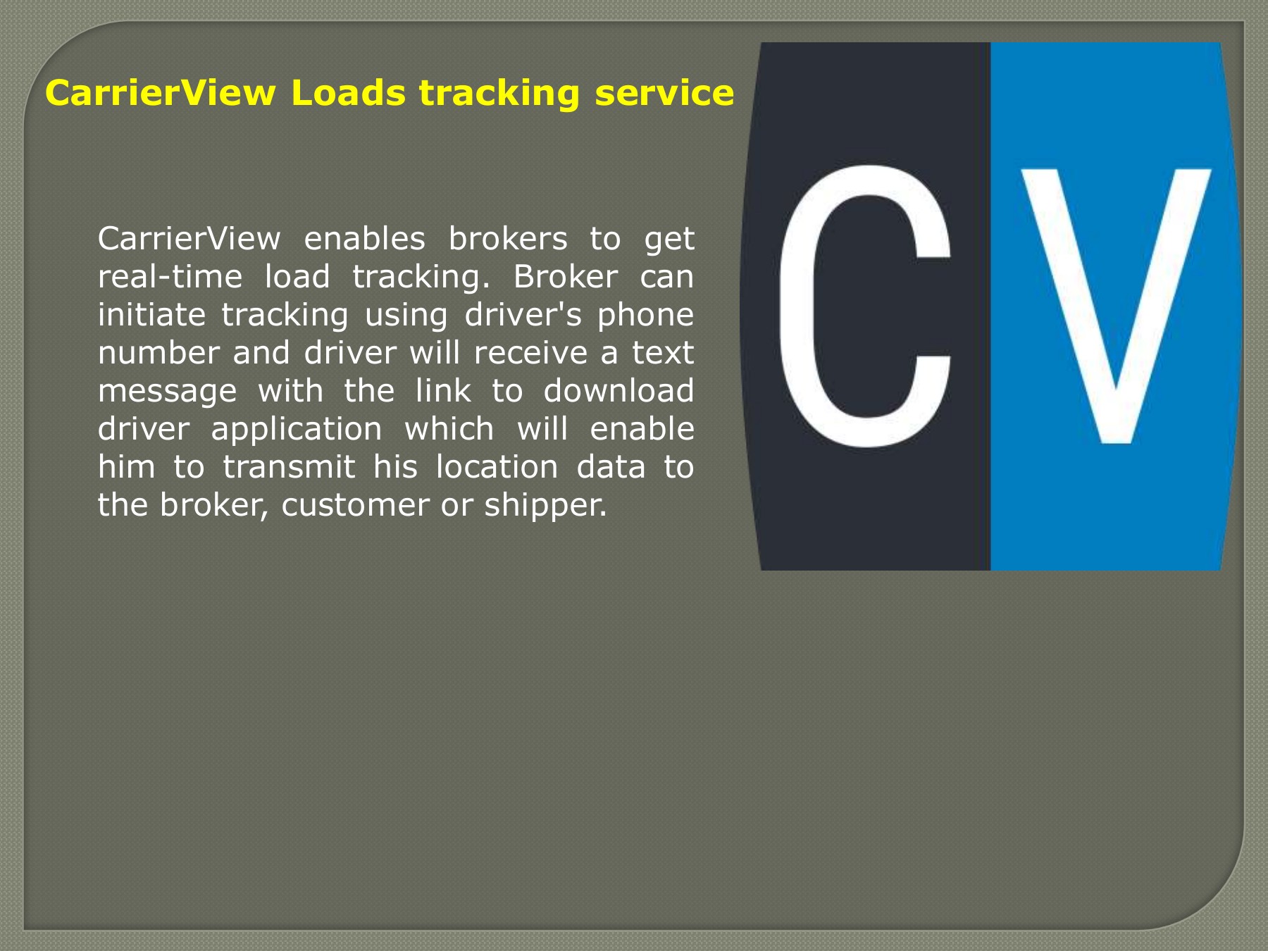 load tracking app - carrierviewcheyenne - Page 1 - 6 | Flip PDF Online ...