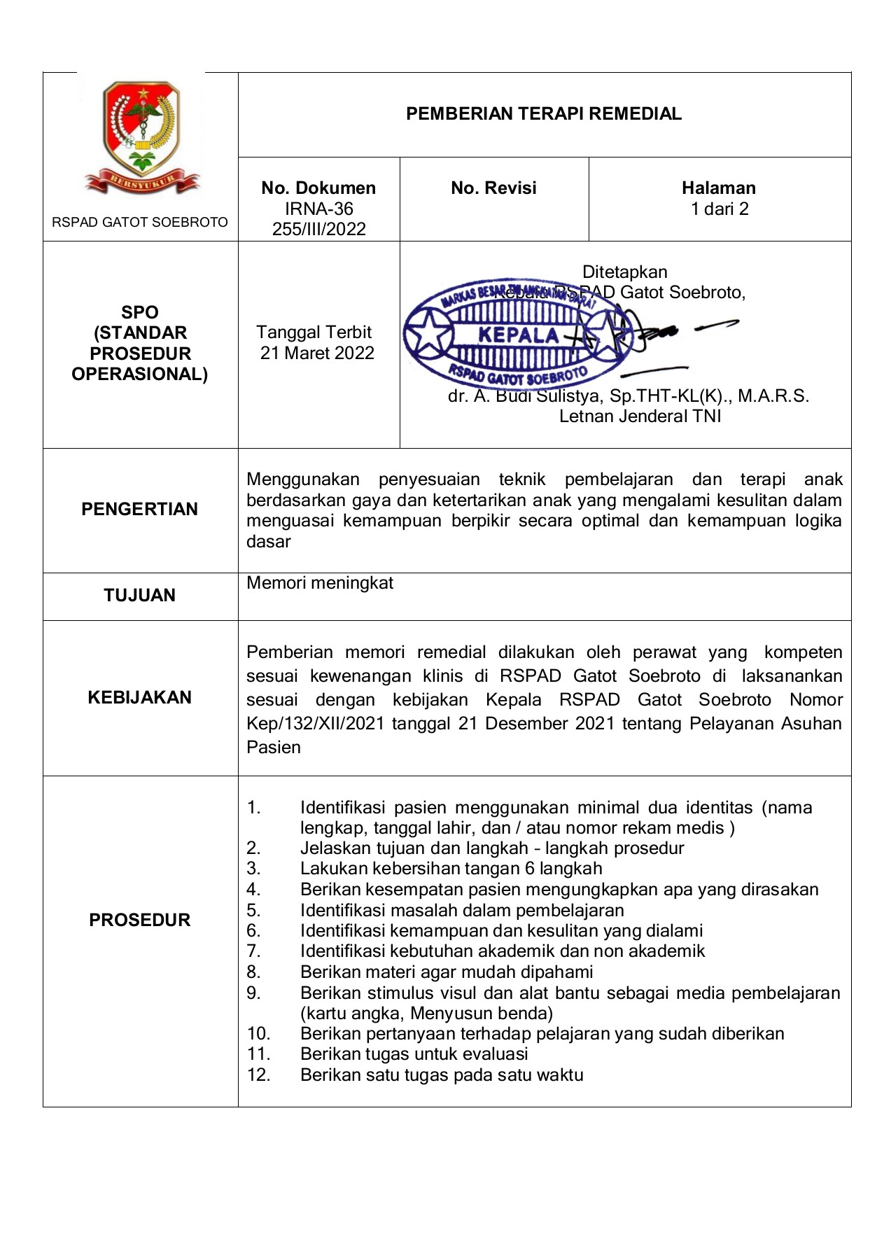 BUKU SPO TINDAKAN KEPERAWATAN SERI 4 - unitmutursgs - Halaman 112 | PDF Online | PubHTML5