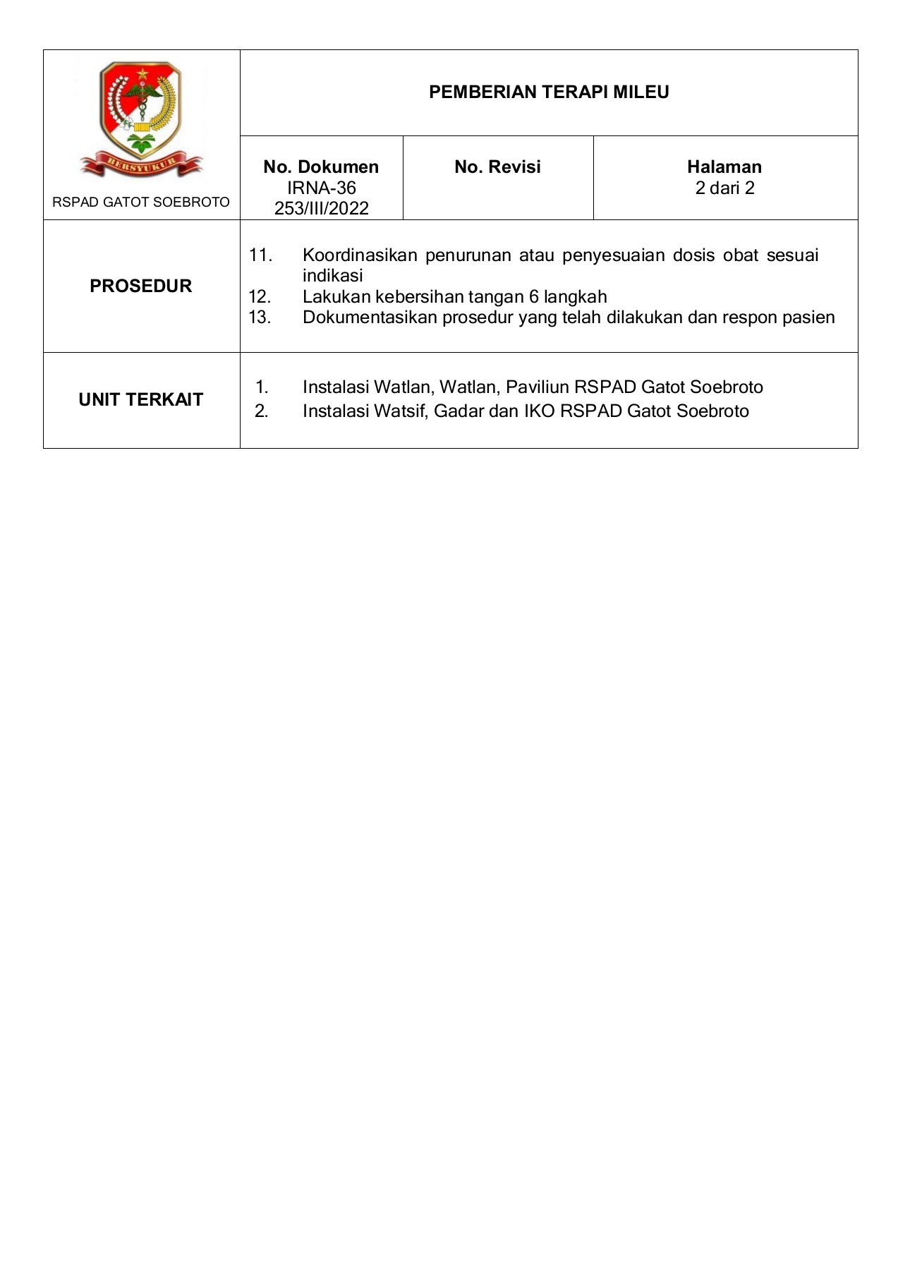 BUKU SPO TINDAKAN KEPERAWATAN SERI 4 - unitmutursgs - Halaman 112 | PDF Online | PubHTML5