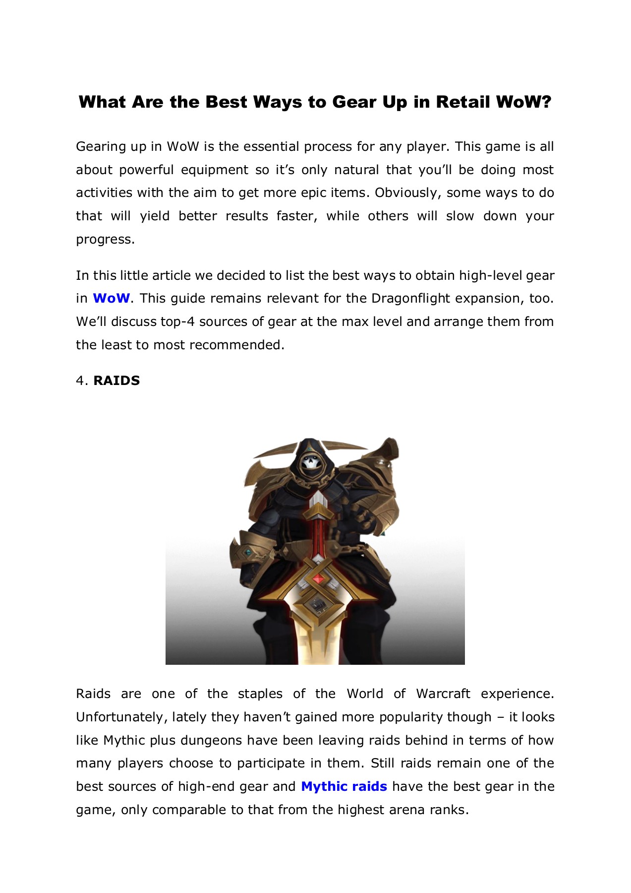 WoW boost - World of Warcraft boost - Page 1 - 4 | Flip PDF Online | PubHTML5