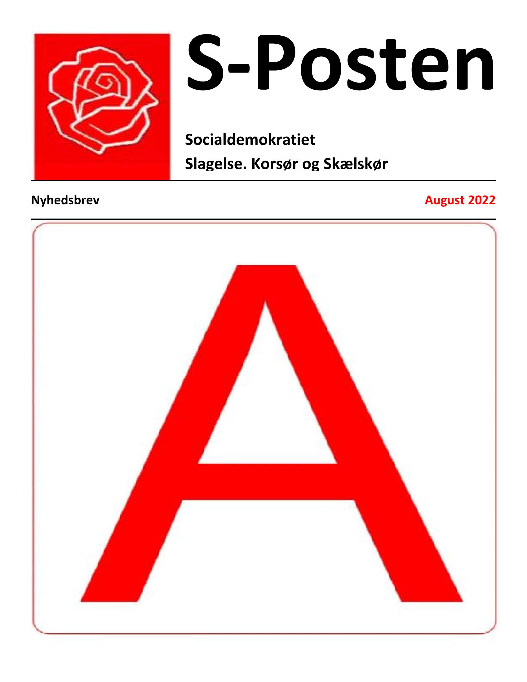 S-Posten august 2022 - knudsen.anne.k - Side 1 - 12 | Online PDF | PubHTML5