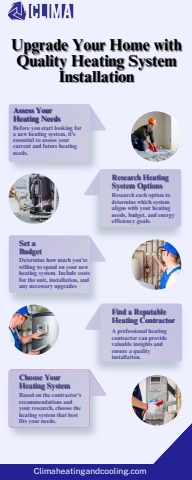 Upgrade Your Home with Quality Heating System Installation