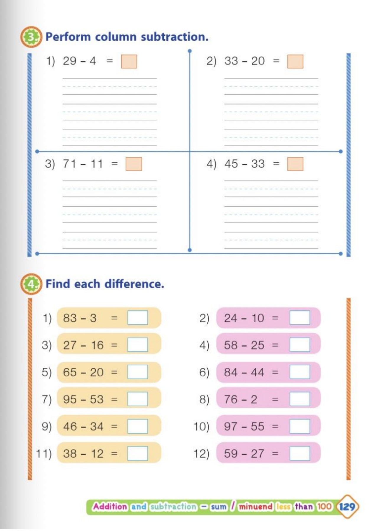 Math in action Primary1B - Private Library - Page 129 | Flip PDF Online ...