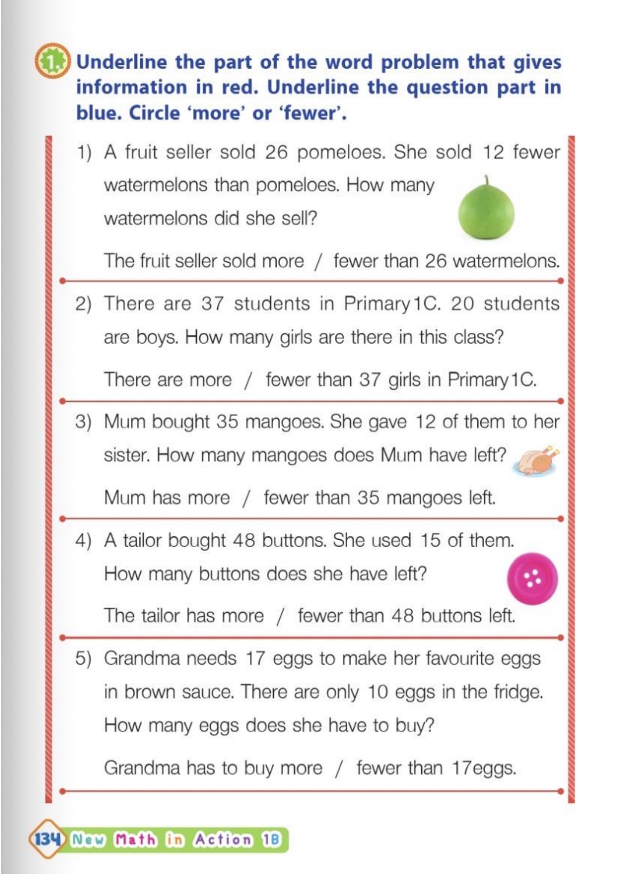 Math in action Primary1B - Private Library - Page 134 | Flip PDF Online ...