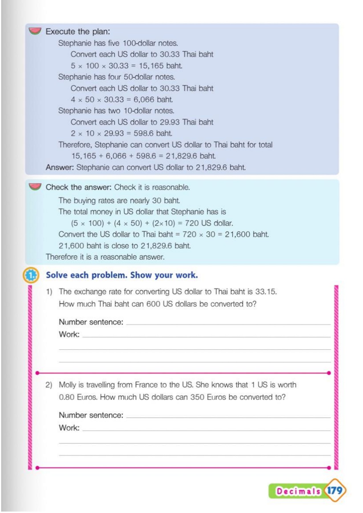 Math in action Primary 6A - Private Library - Page 181 | Flip PDF ...