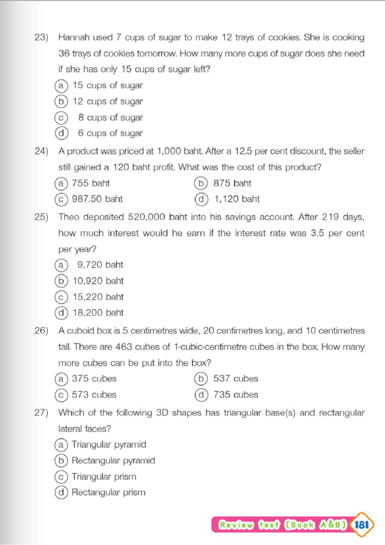 Math in action Primary 6B - Private Library - Page 183 | Flip PDF ...