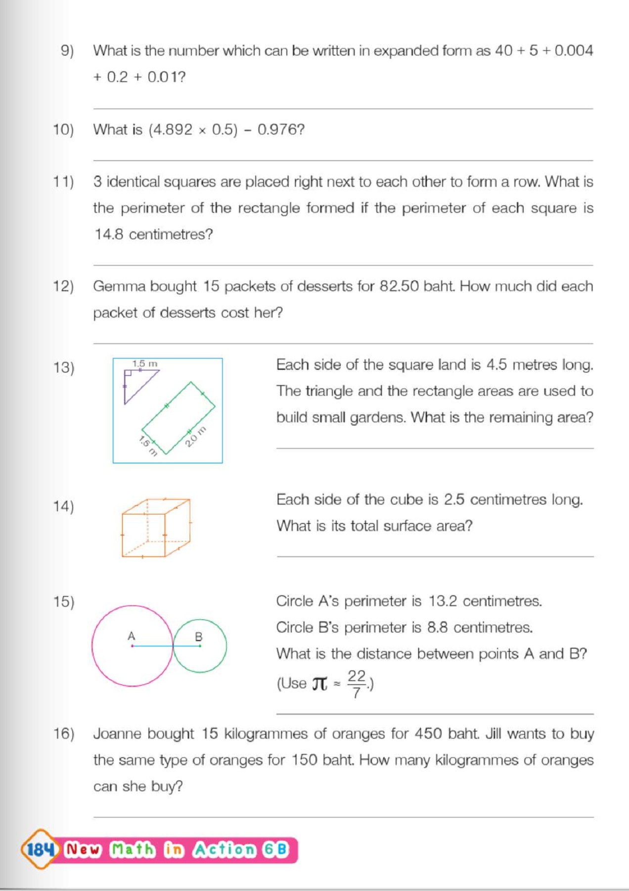 Math in action Primary 6B - Private Library - Page 186 | Flip PDF Online | PubHTML5