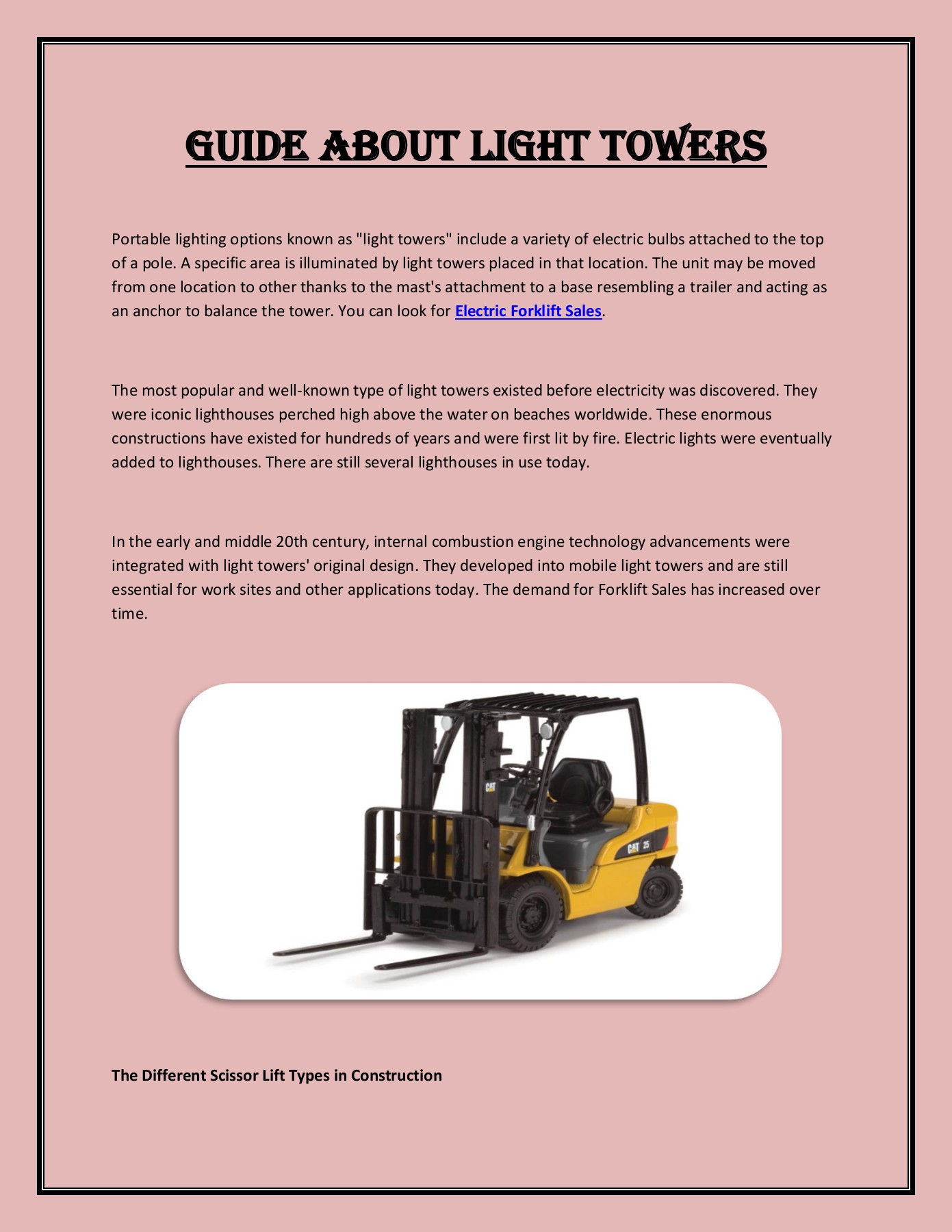 Guide about Light Towers - A&G Equipment - Page 1 - 3 | Flip PDF Online ...
