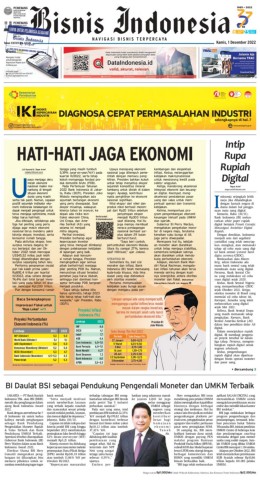 Bisnis Indonesia 1 Desember 2022