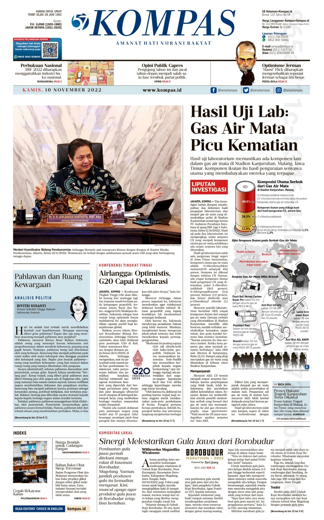Kompas 10 November 2022 - UMG - Halaman 1 - 20 | PDF Online | PubHTML5