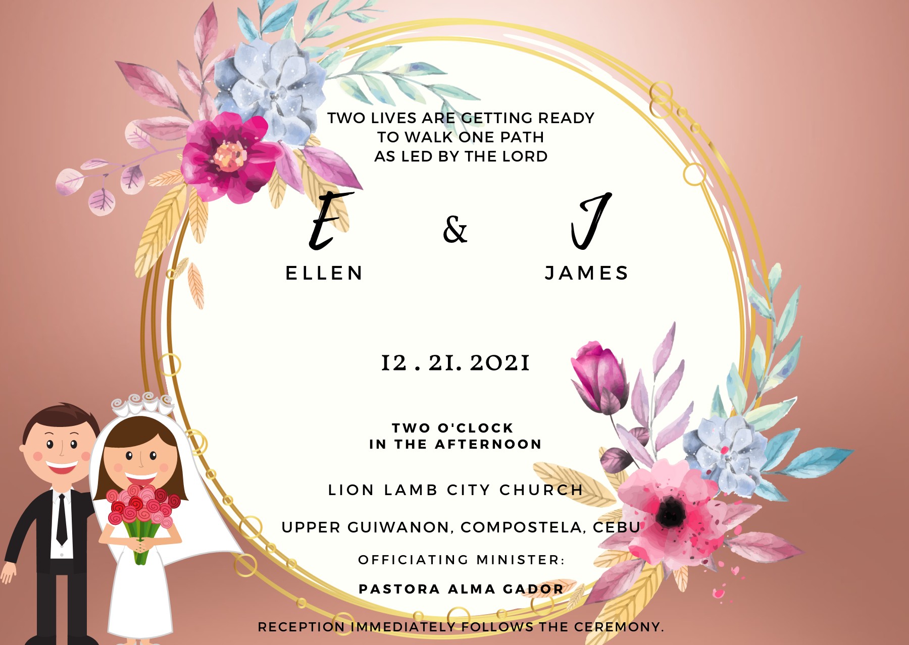 FINAL WEDDING INVITATION - ARVINA OPURA - Page 1 - 4 | Flip PDF Online ...