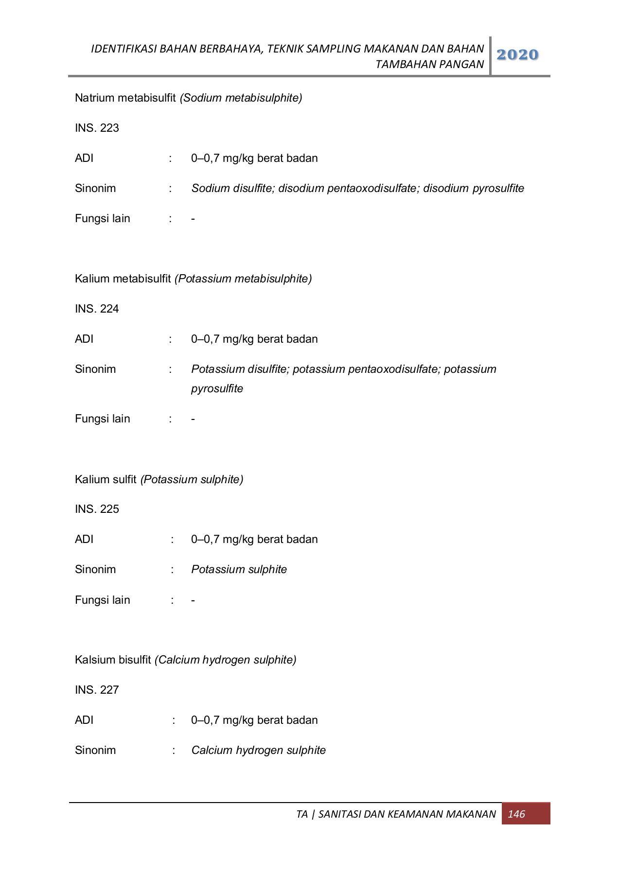 Teknik Sampling Makanan - Trisfa Augia - Halaman 148 | PDF Online ...