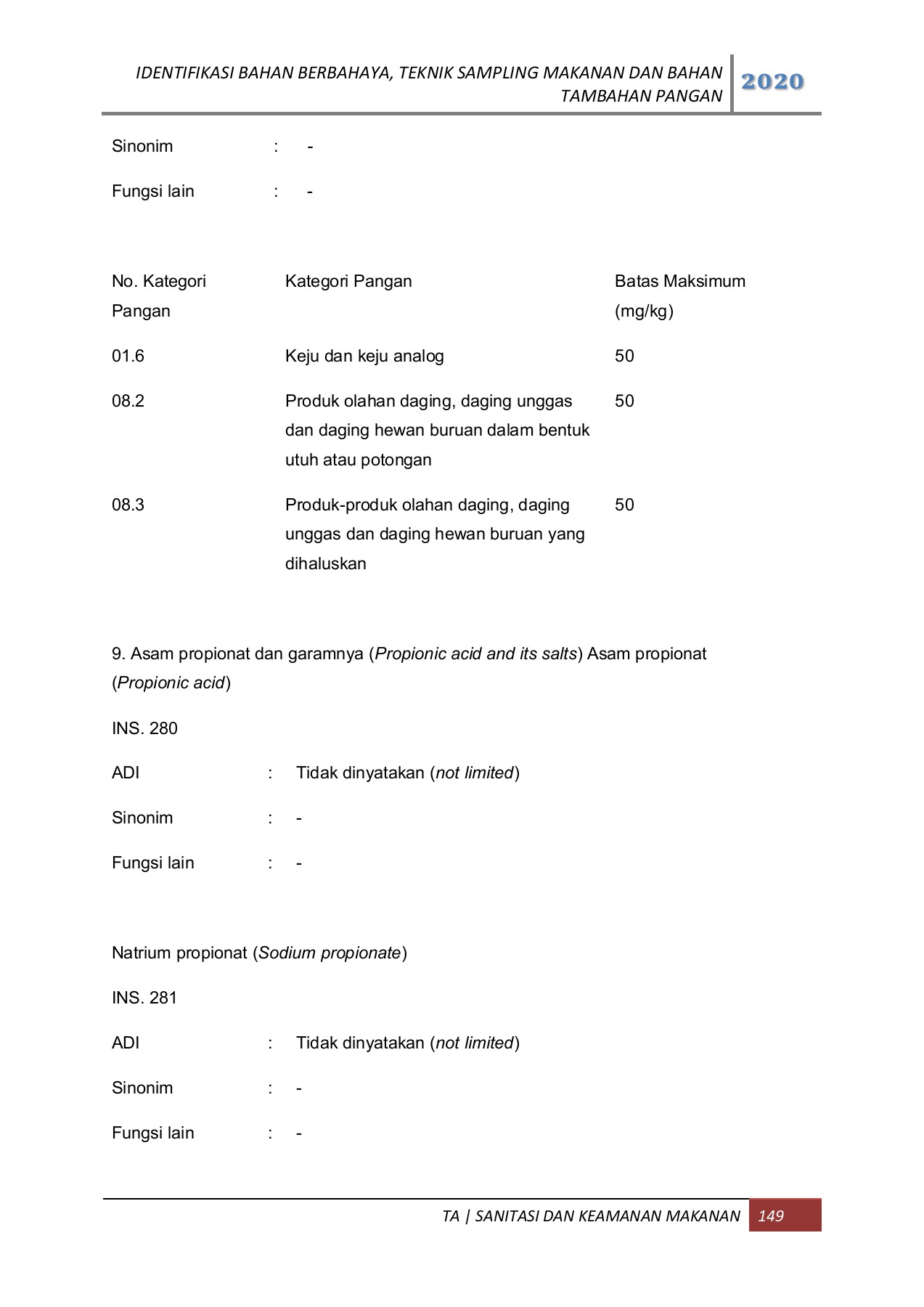 Teknik Sampling Makanan - Trisfa Augia - Halaman 151 | PDF Online ...