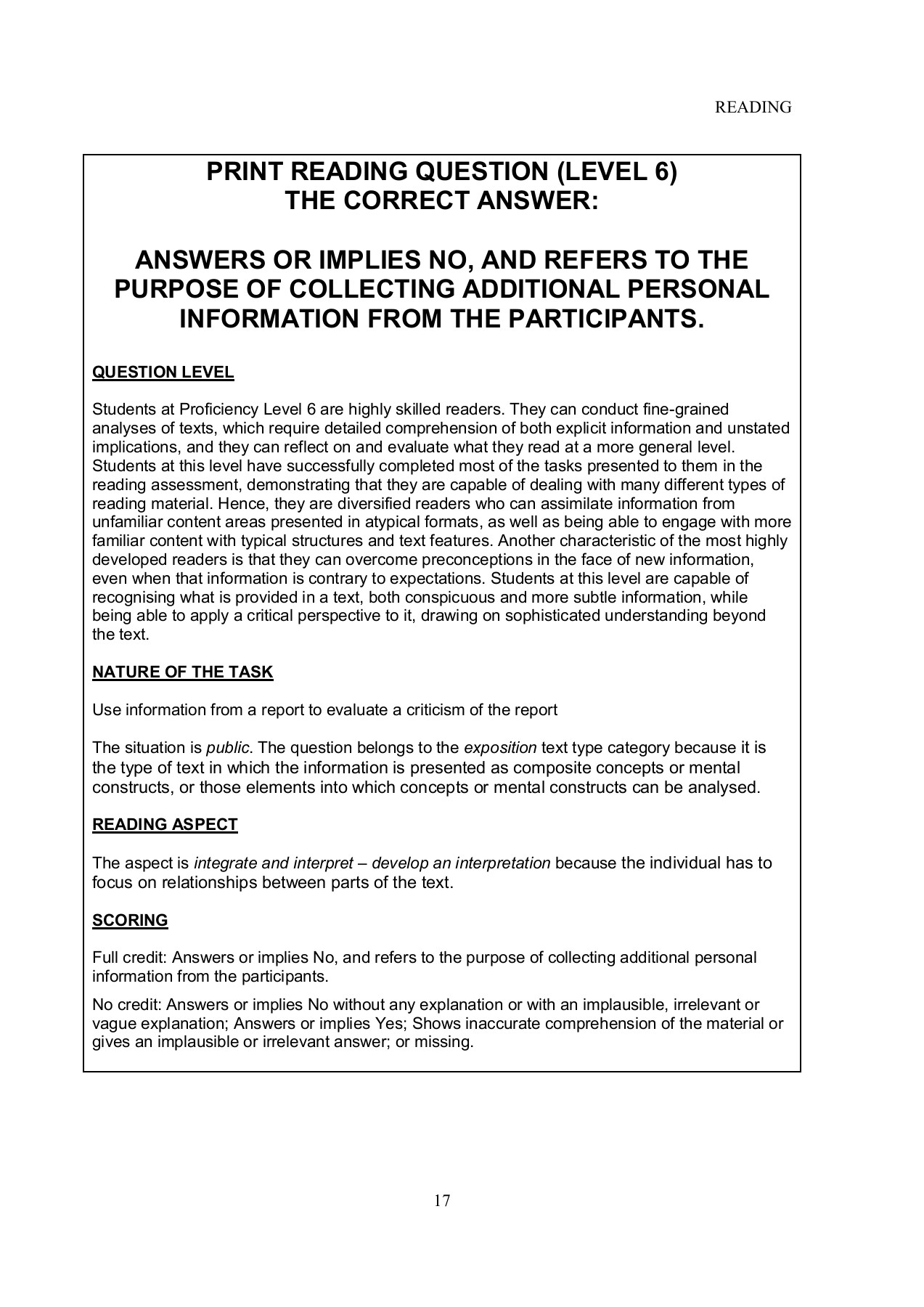 PISA for Schools sample test items - rinasinaga07 - Page 17 | Flip PDF ...