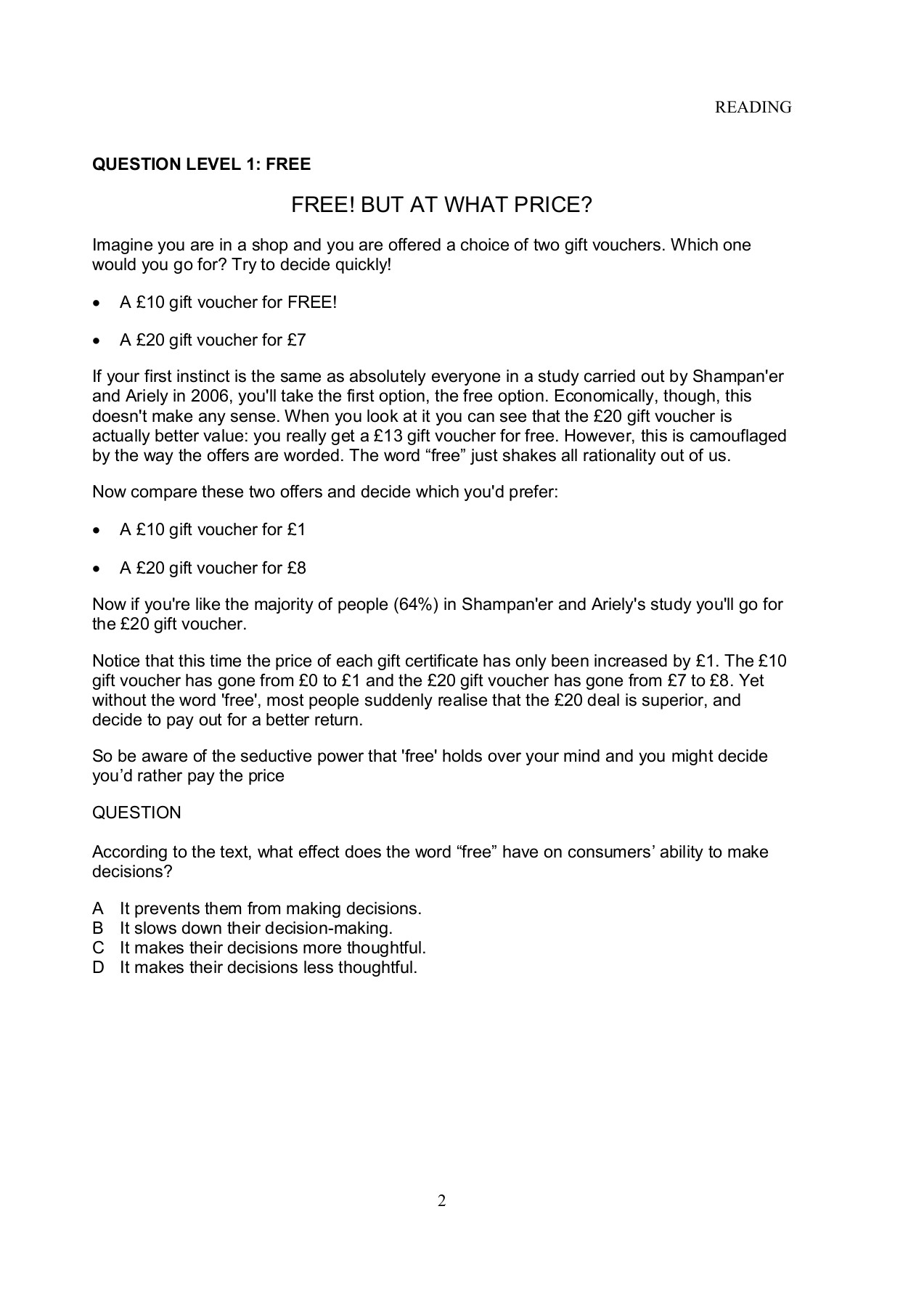 PISA for Schools sample test items - rinasinaga07 - Page 2 | Flip PDF ...