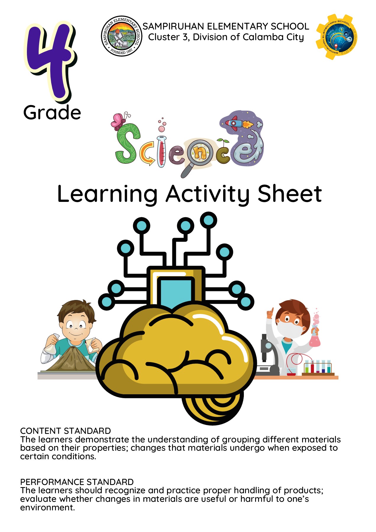 Science 4 E-LAS Activity 1 - Geny Eduarte - Page 1 - 6 | Flip PDF ...