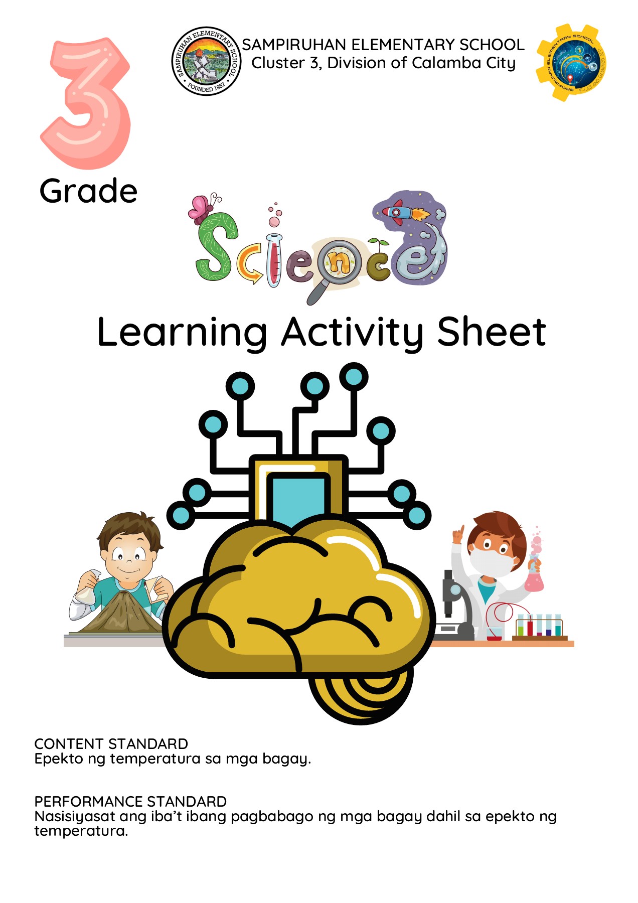 Science 3 E-LAS Activity 1 - Geny Eduarte - Pahina 1 - 8 | Online na ...