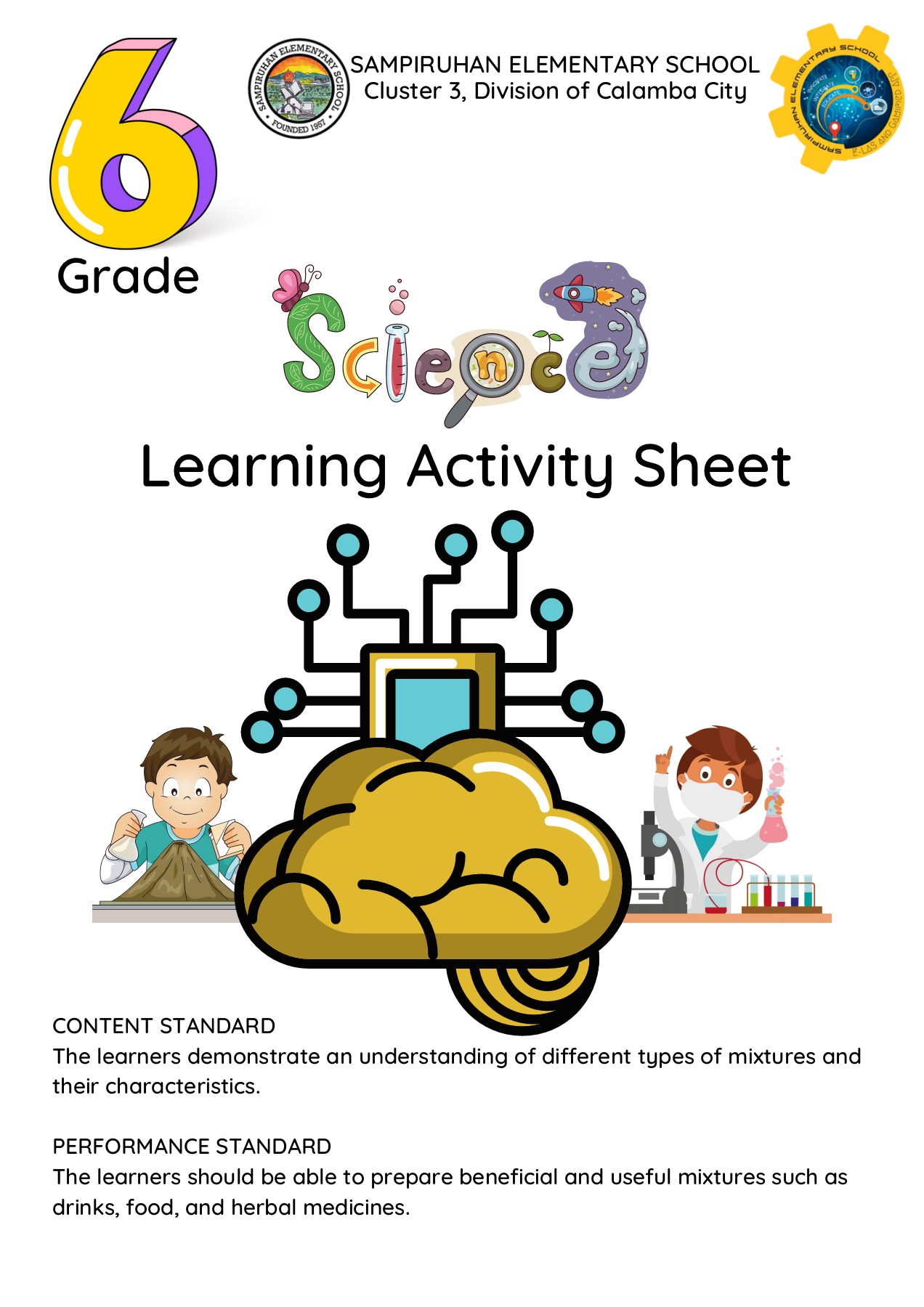 Science 6 E-LAS Template - Geny Eduarte - Page 1 - 6 | Flip PDF Online ...