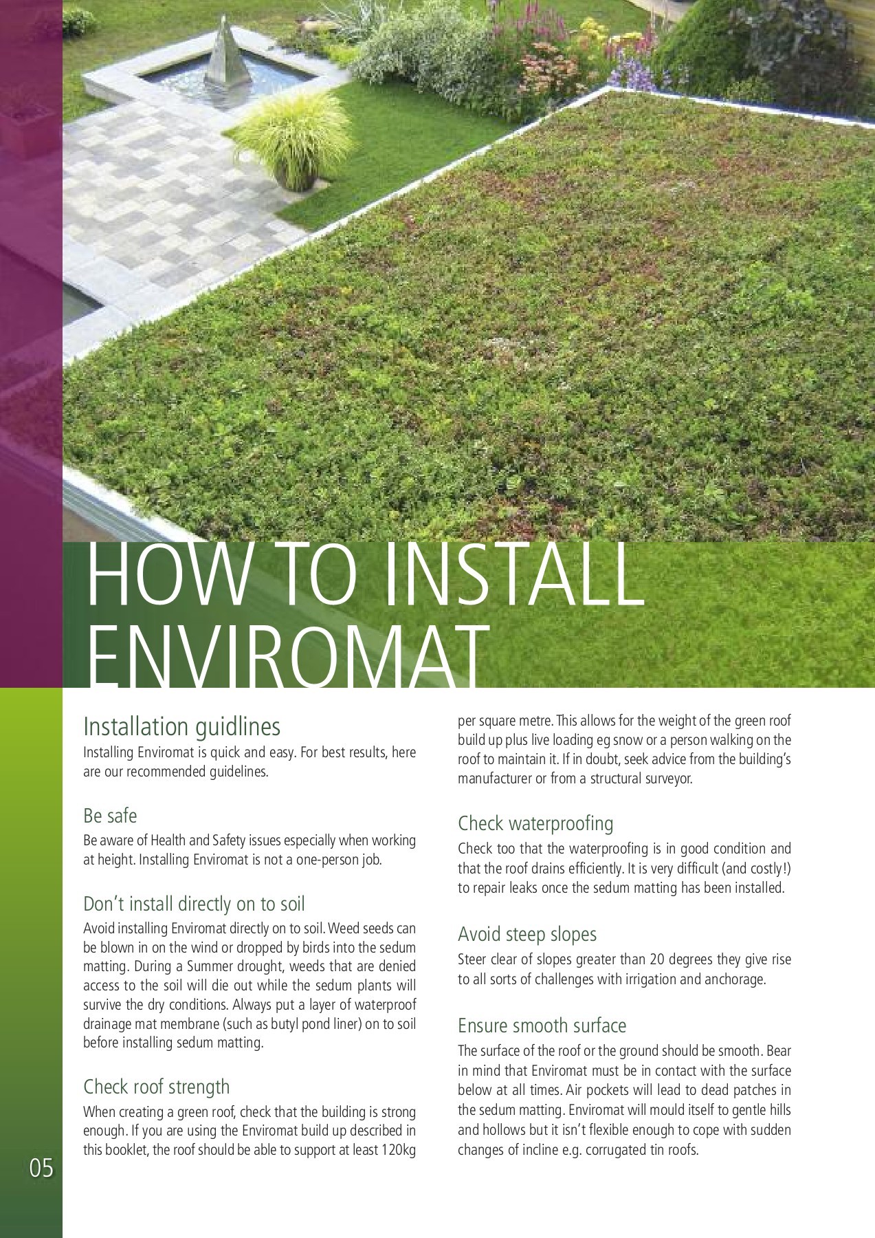Enviromat Product Brochure and Installation Guide - angela.lambert ...