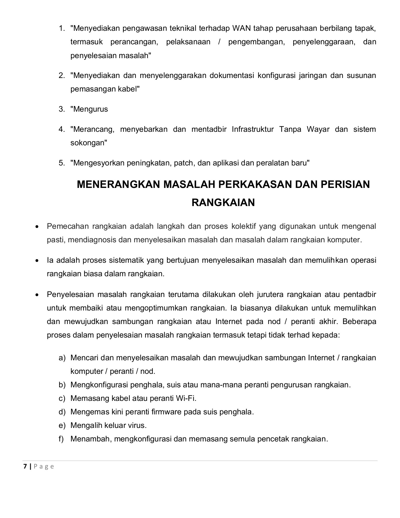 PENTADBIRAN RANGKAIAN - Aleeya Natasya - Muka Surat 7 | Membalik PDF Dalam talian | PubHTML5