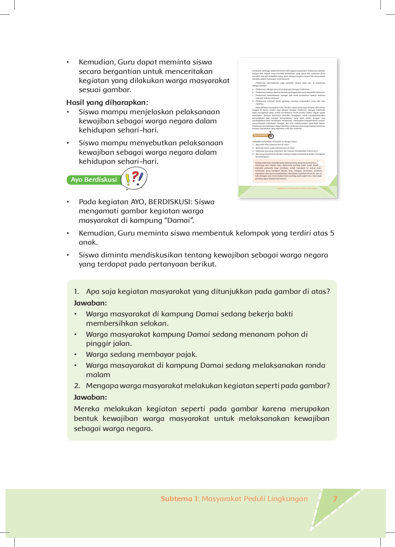 Buku Guru Kelas 6 Tema 6 ( datadikdasmen.com ) - ERNA PURNAMAWATI - Muka Surat 15 | Membalik PDF ...