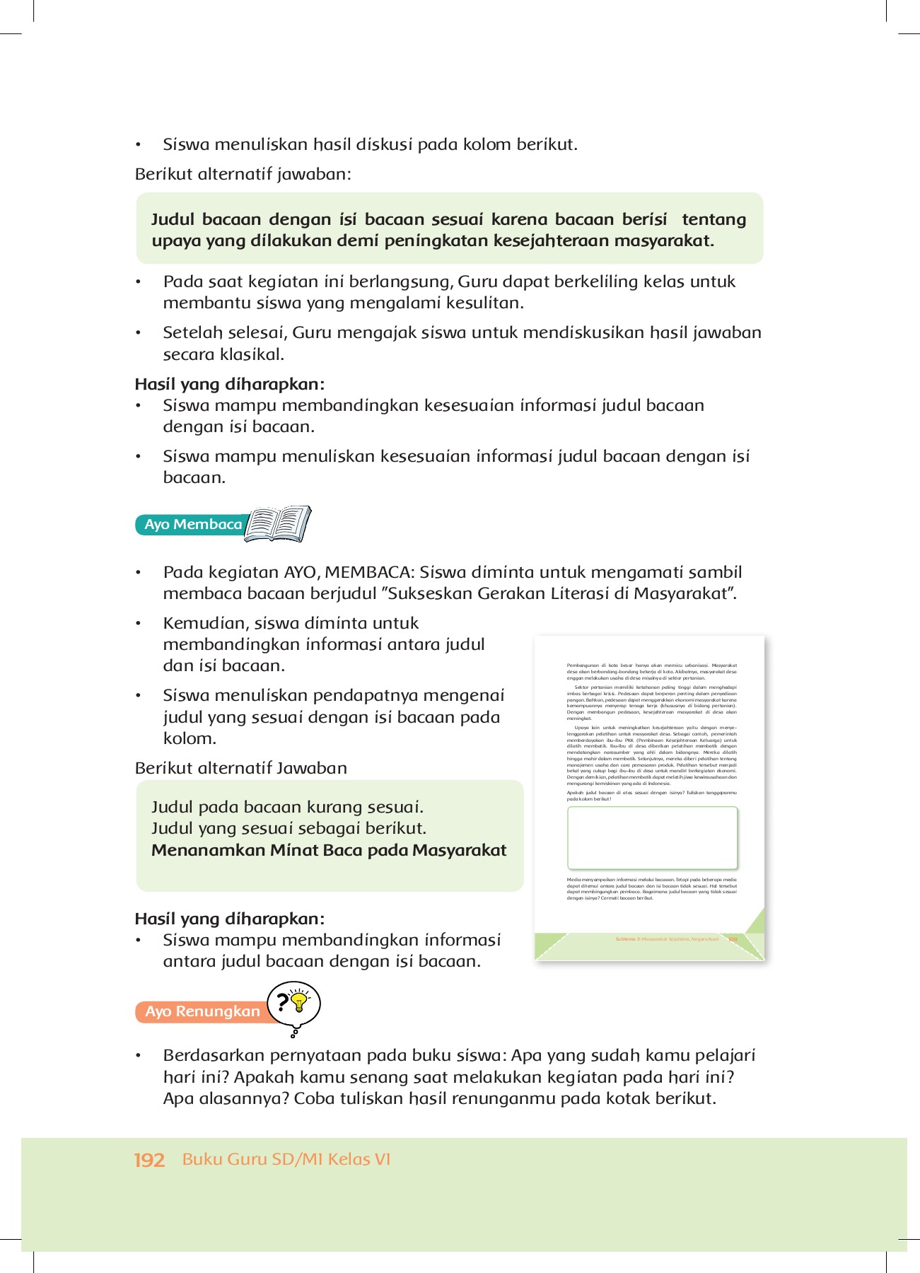 Buku Guru Kelas 6 Tema 6 ( datadikdasmen.com ) - ERNA PURNAMAWATI - Muka Surat 200 | Membalik ...