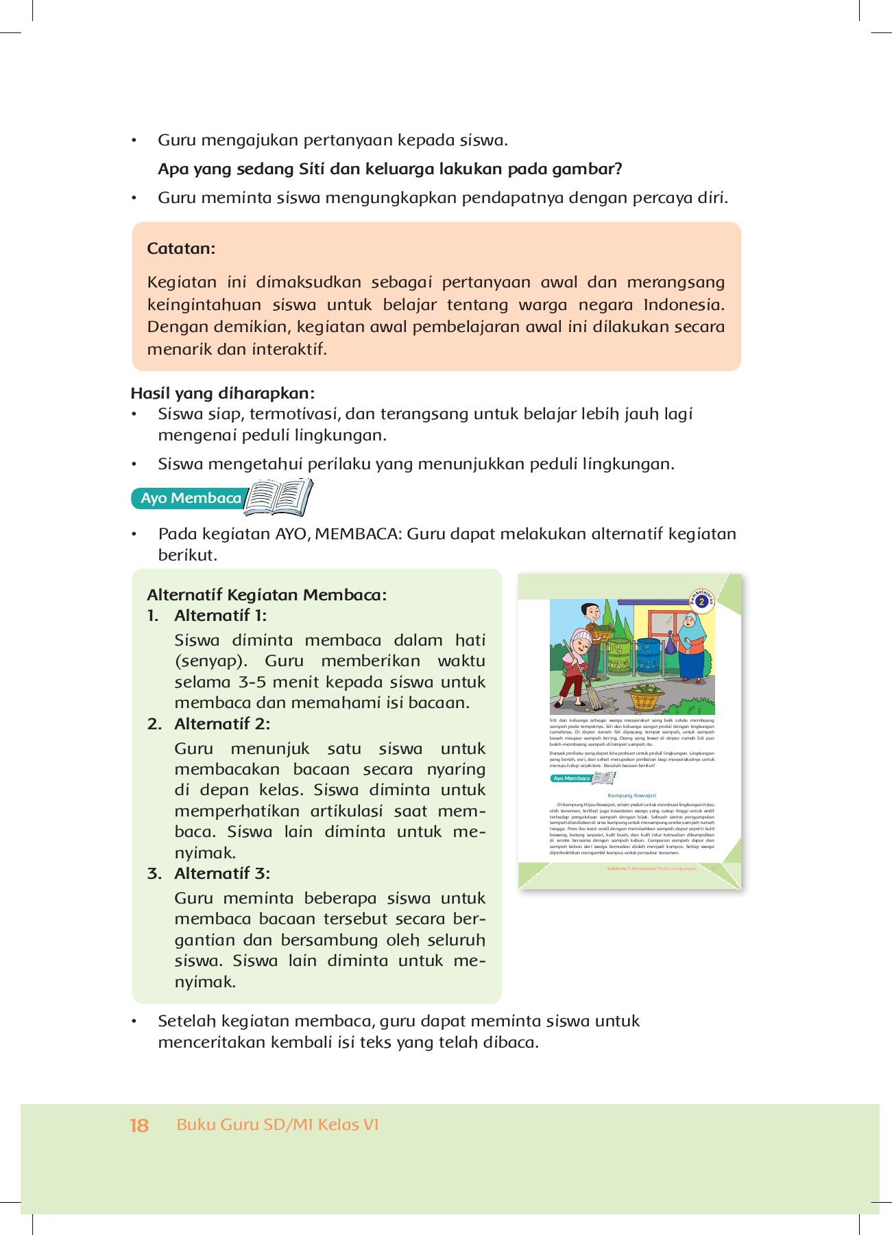 Buku Guru Kelas 6 Tema 6 ( datadikdasmen.com ) - ERNA PURNAMAWATI - Muka Surat 26 | Membalik PDF ...