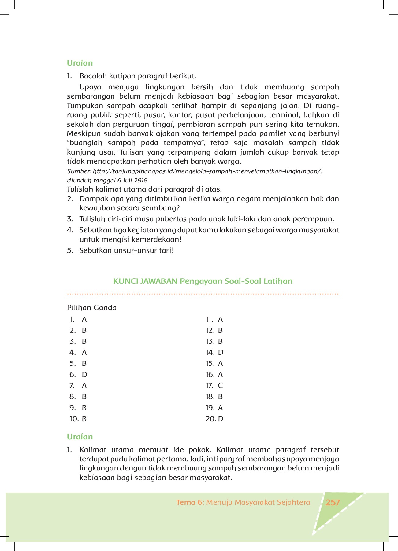 Buku Guru Kelas 6 Tema 6 ( datadikdasmen.com ) - ERNA PURNAMAWATI - Muka Surat 265 | Membalik ...