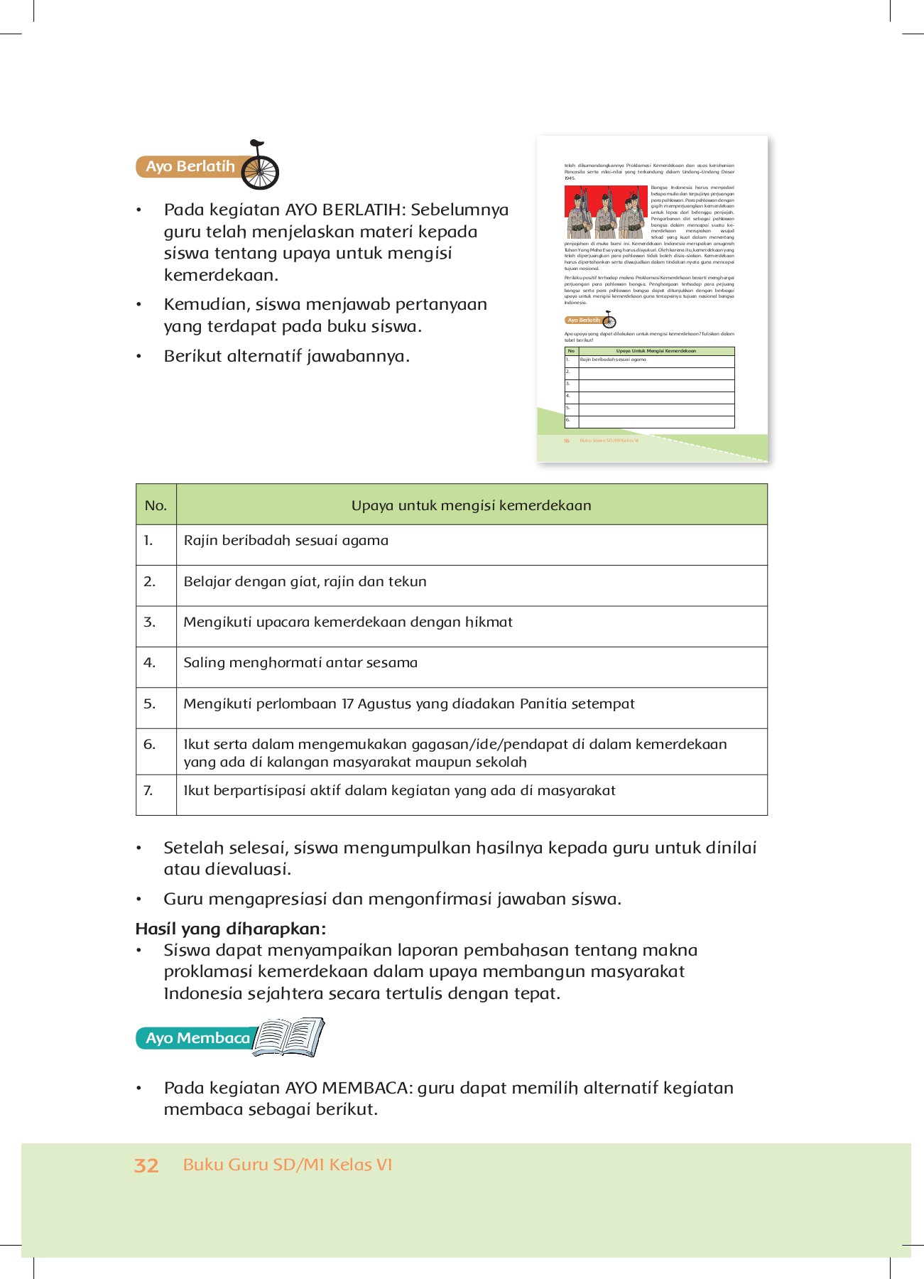 Buku Guru Kelas 6 Tema 6 ( datadikdasmen.com ) - ERNA PURNAMAWATI - Muka Surat 40 | Membalik PDF ...