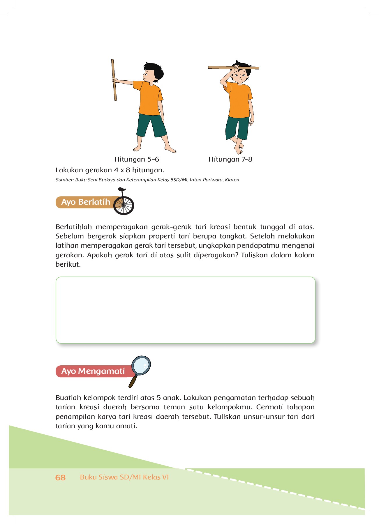 Buku Siswa Kelas 6 Tema 6 ( datadikdasmen.com ) - ERNA PURNAMAWATI - Muka Surat 74 | Membalik ...