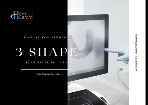 manual for sending 3Shape scan files to labs