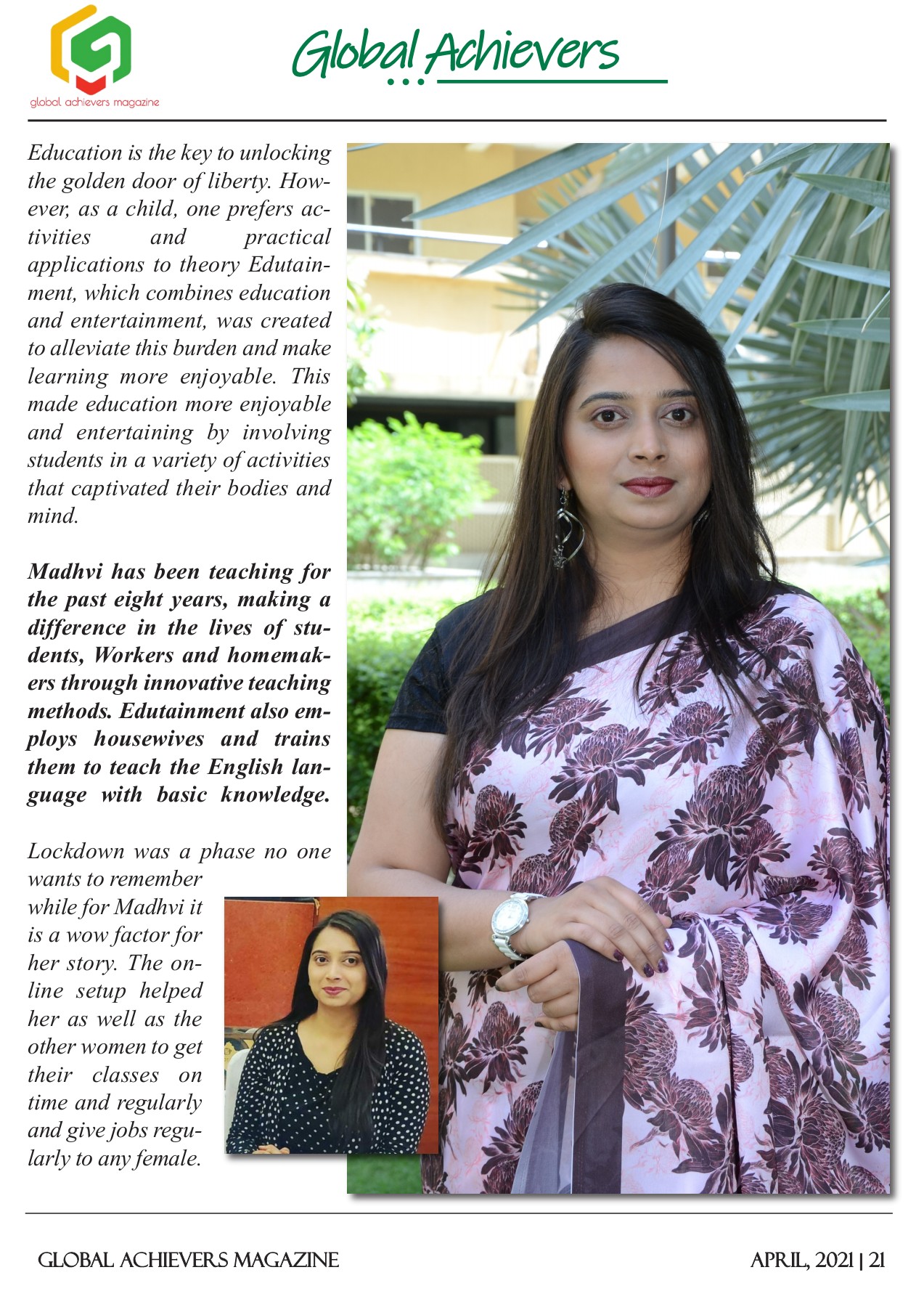 Global Achievers magazine - Rohan Aggarwal - Page 22 | Flip PDF Online | PubHTML5