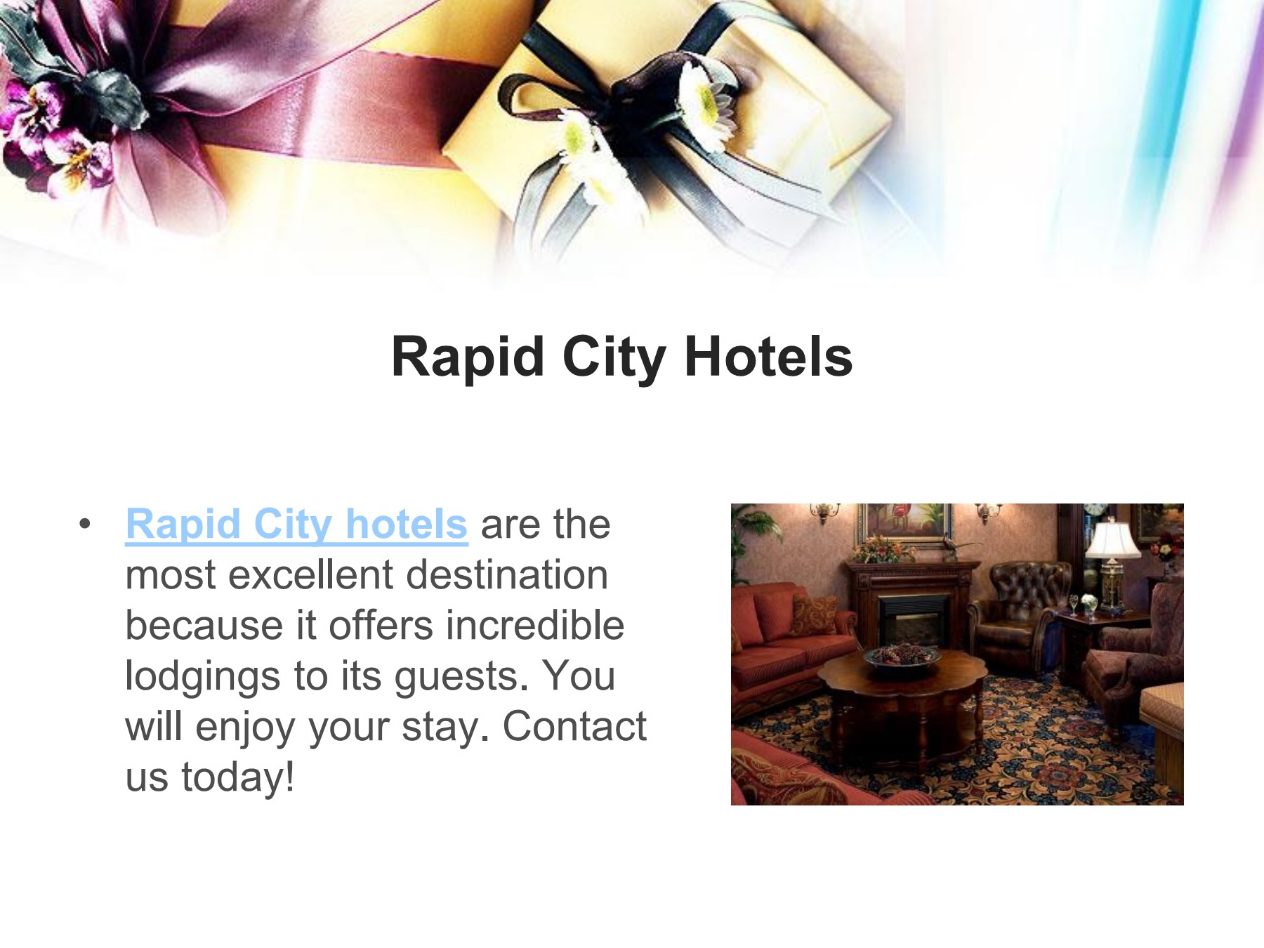 Rapid City Hotels - Grand Gateway Hotel - Page 1 - 4 | Flip PDF Online | PubHTML5