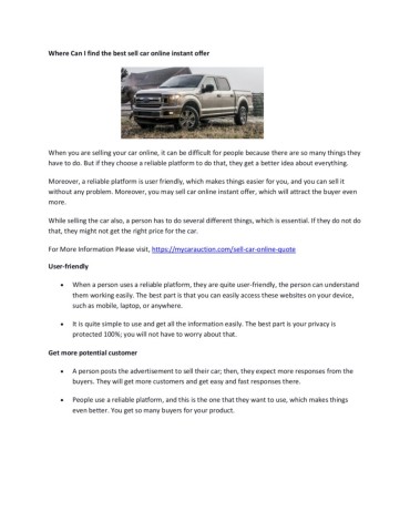 Where-Can-I find-the-best-sell-car-online-instant-offer