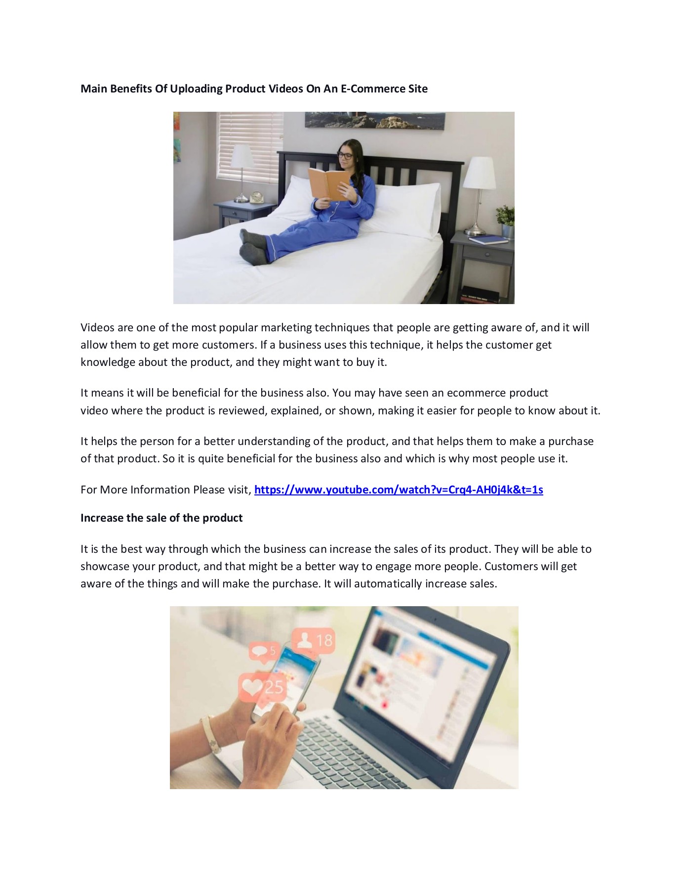 Main-Benefits-Of-Uploading-Product-Videos-On-An-E-Commerce-Site ...