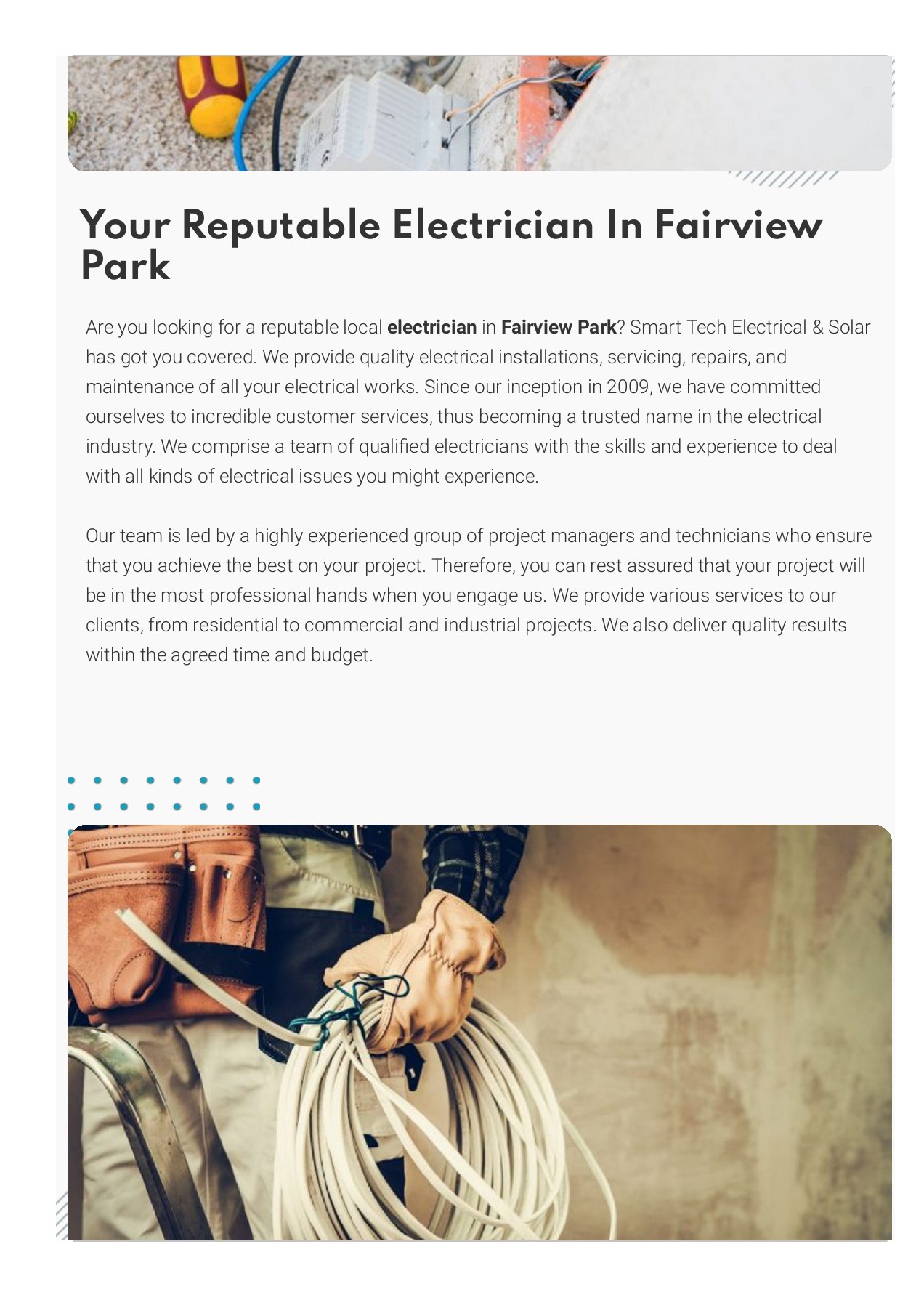 Electrician Fairview Park - Smarttech Electrical - Page 2 | Flip PDF Online | PubHTML5