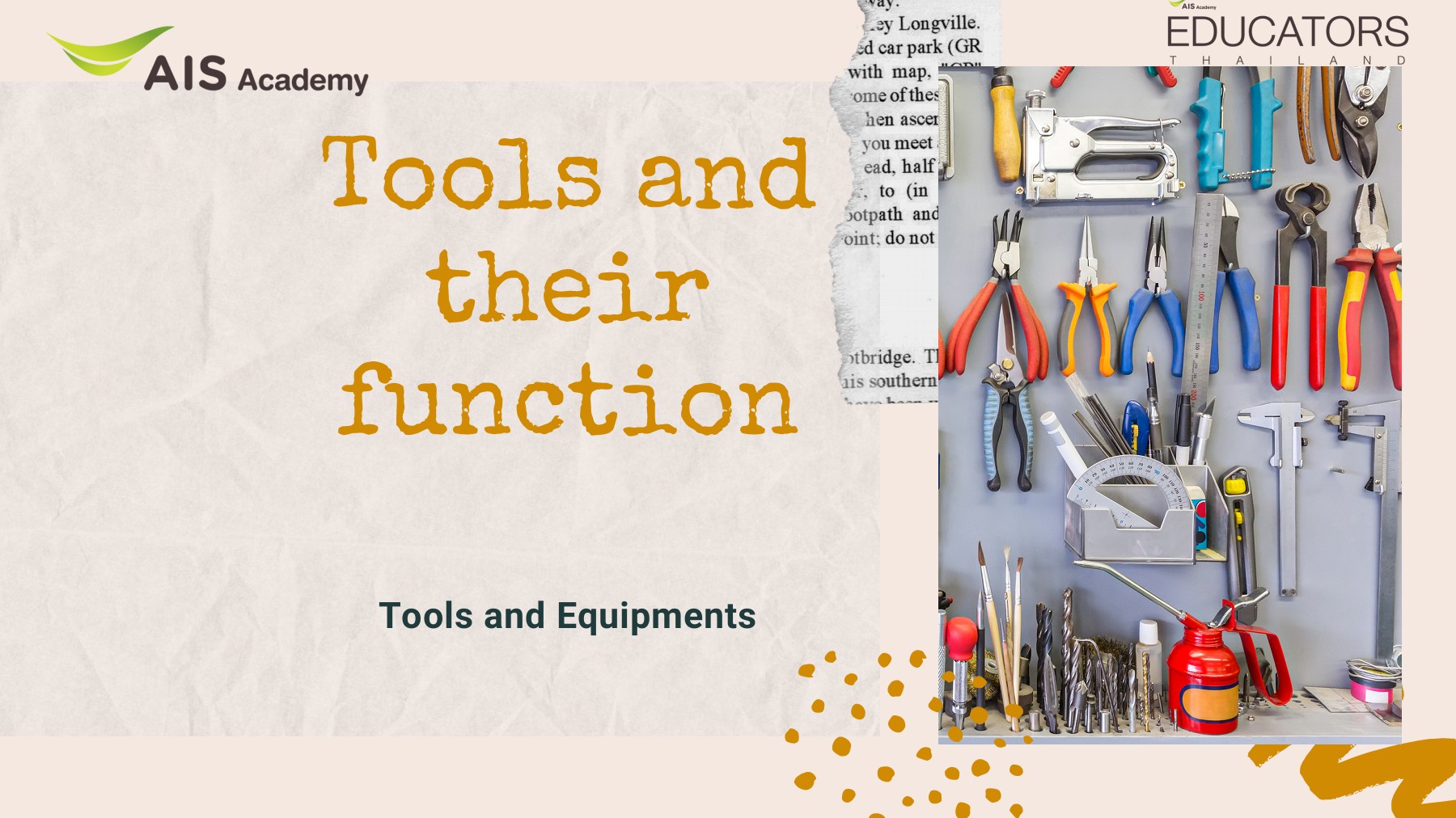 Tools and their function - pineapple_jae - Page 1 - 21 | Flip PDF ...