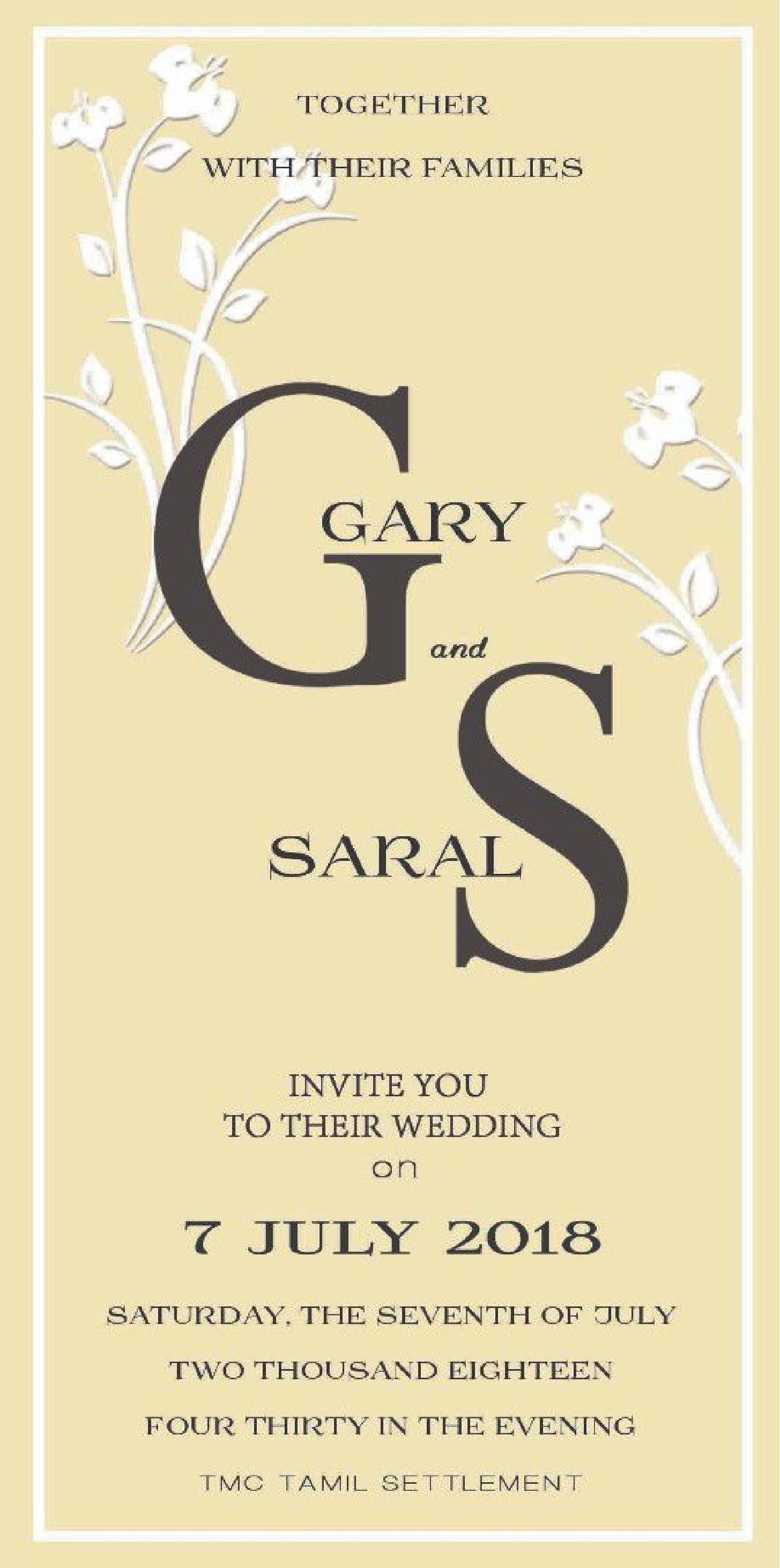 Wedding Invitation - 000bert000 - Page 1 - 6 | Flip PDF Online | PubHTML5