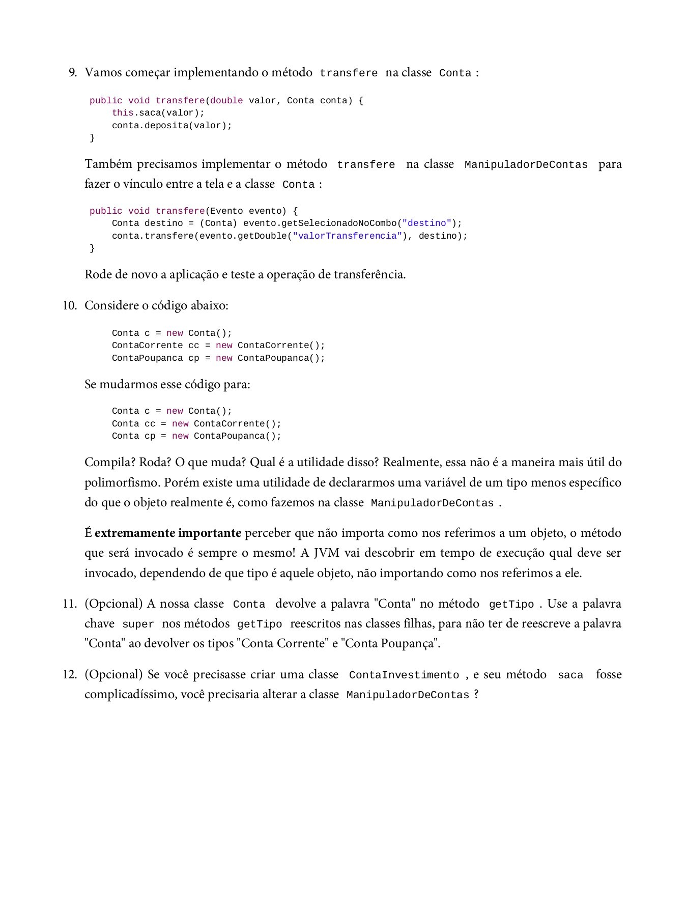 caelum-java-objetos-fj11 - Claudivan - Página 147 | PDF Online | PubHTML5