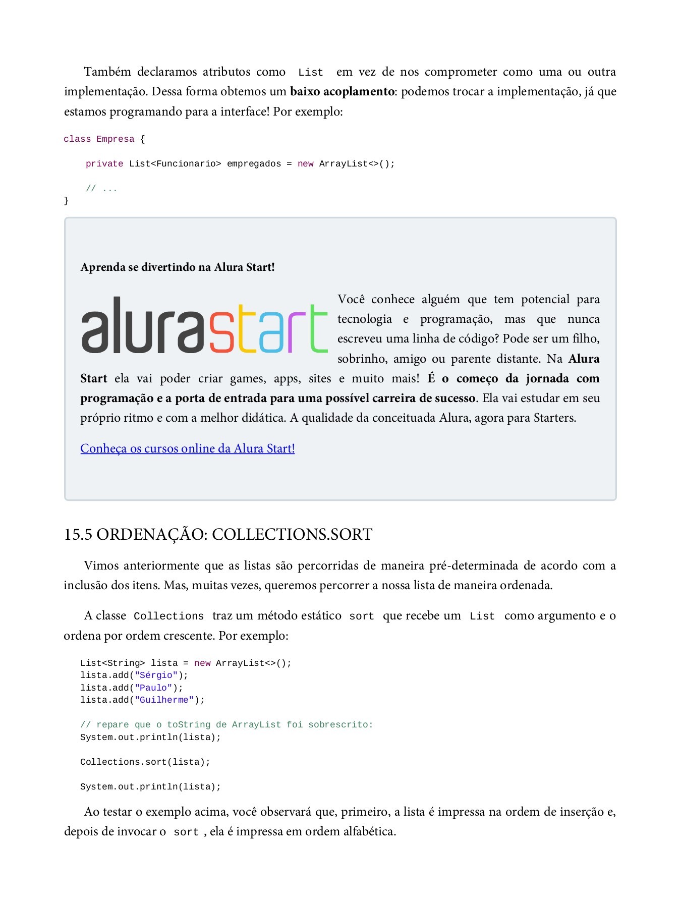 caelum-java-objetos-fj11 - Claudivan - Página 224 | PDF Online | PubHTML5