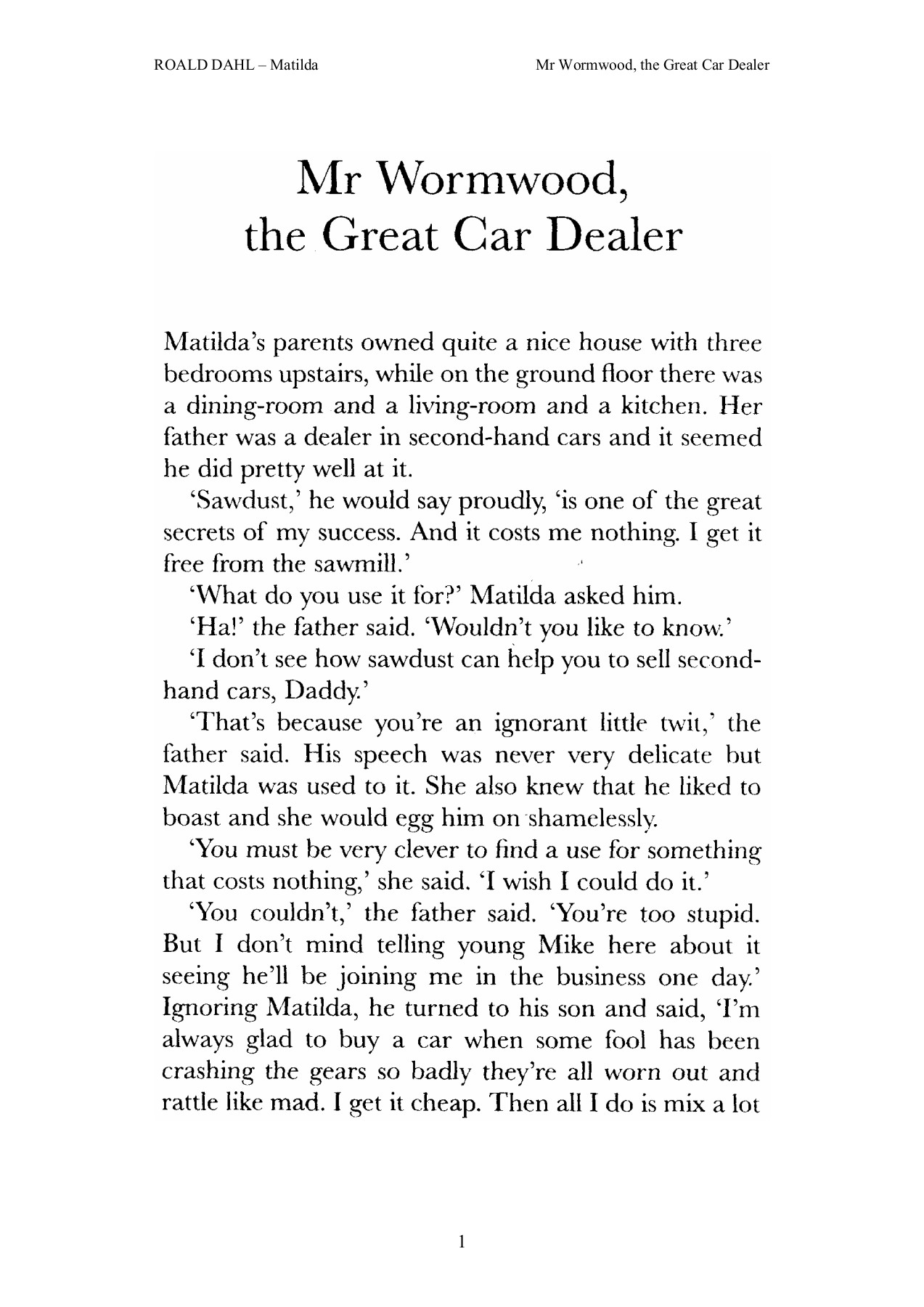 Roald Dahl - Matilda.pdf - elenash_1970_11 - Page 18 | Flip PDF Online ...