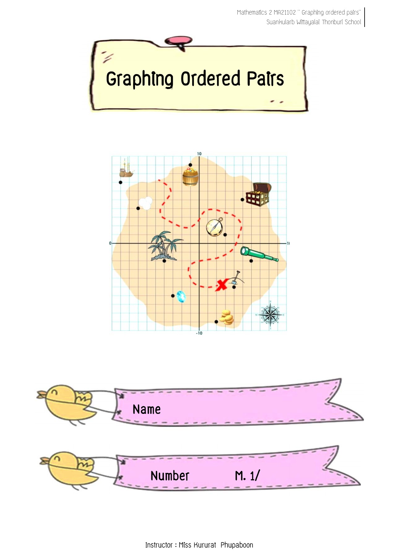 Chapter2 Graphing Ordered Pairs - Kururat Phupaboon - Page 1 - 23 ...