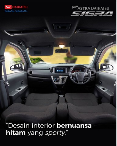 Interior - New Astra Daihatsu Sigra 2022